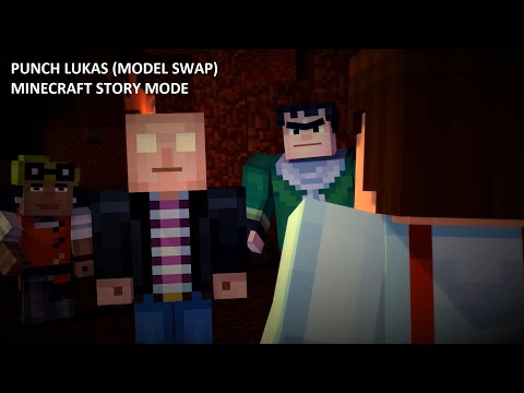 Punch Lukas (Model Swap) Minecraft Story Mode