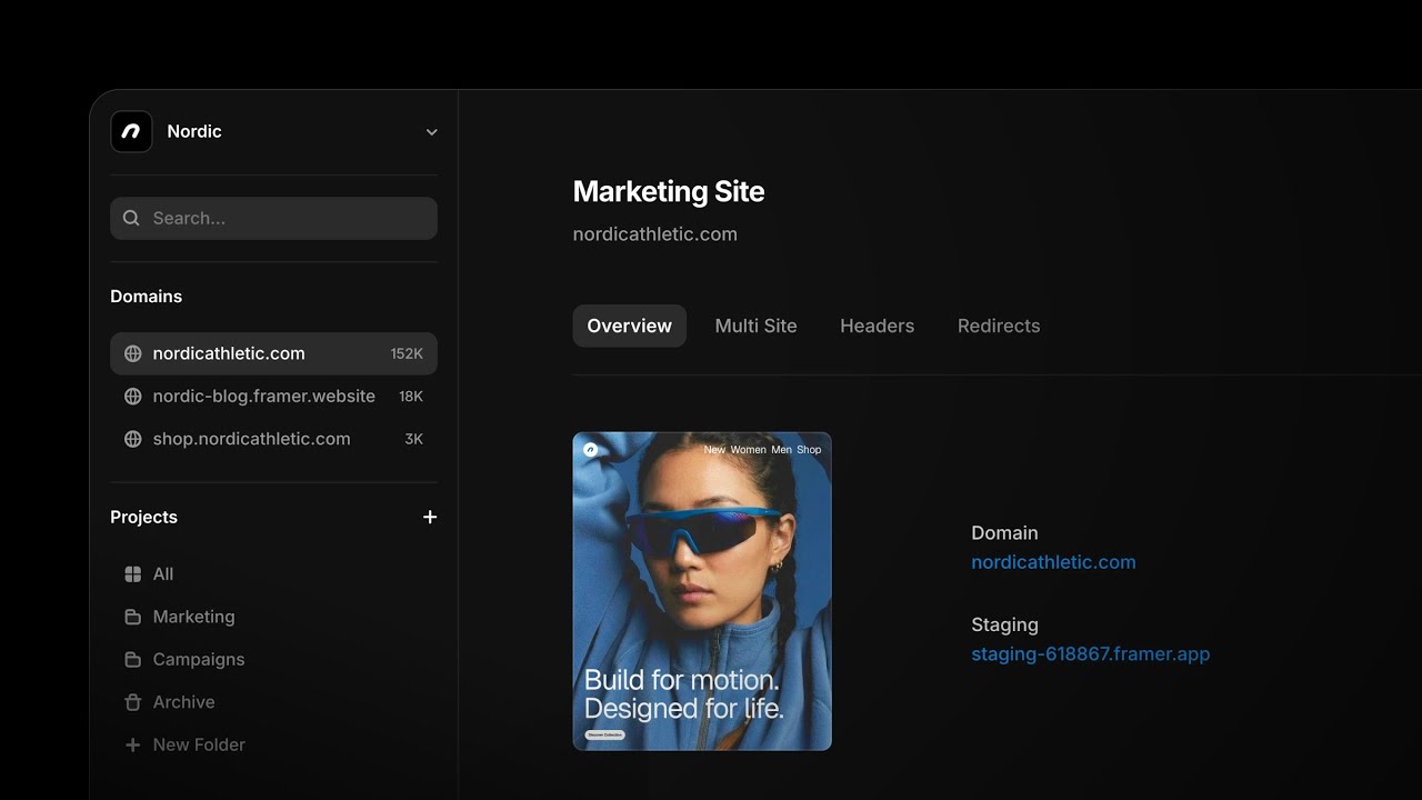 Introducing Advanced Hosting in Framer