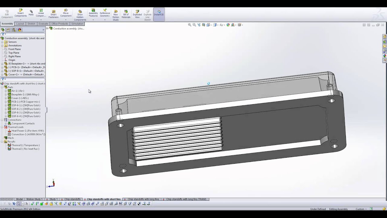 Electronics Cooling in SolidWorks Simulation Professional