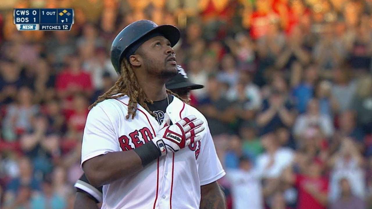 CWS@BOS: Ramirez smashes an RBI double to center