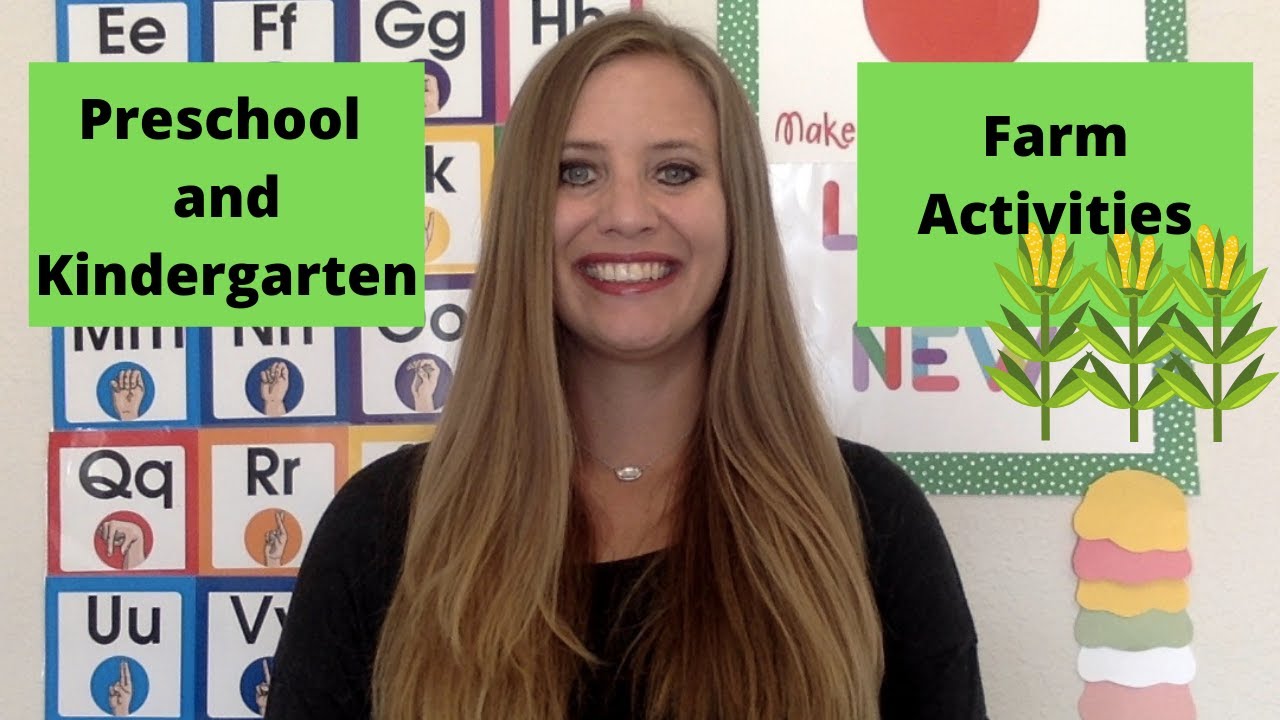 FARM Theme Part #2 - Preschool and Kindergarten Activities!