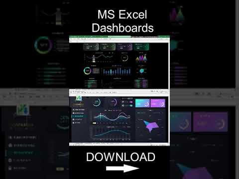 Free MS Excel Dashboard Templates for Examples Download