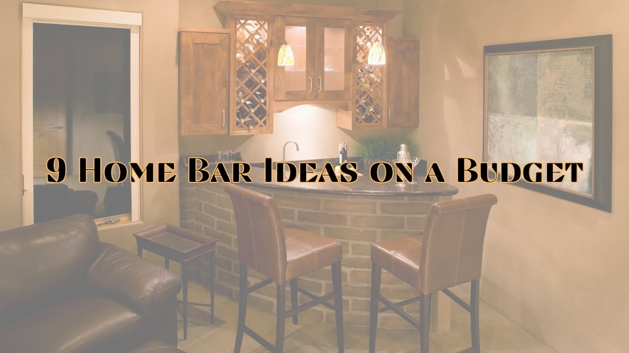 9 Home Bar Ideas on a Budget