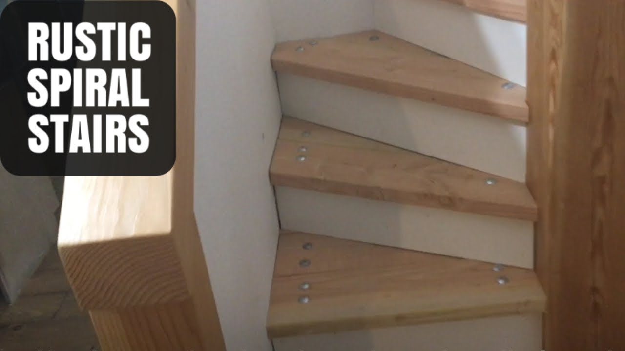 Rustic Spiral Staircase