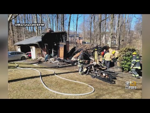 Fire investigators search for survivors following reported house explosion in Bel Air