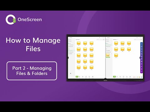 Files 2: Managing Files and Folders - T7 Training