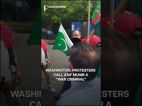 US: Protest Against Pak Army Chief In Washington | Subscribe to Firstpost | N18G