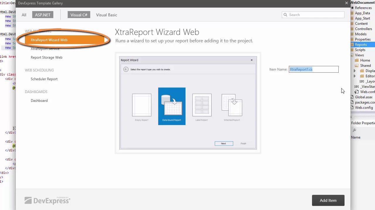Reporting: ASP.NET MVC Document Viewer