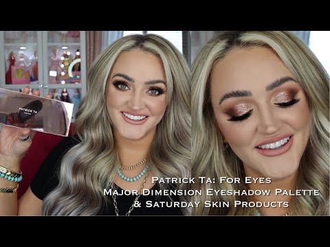 Patrick Ta for Eyes-MAJOR Dimension Eyeshadow Palette & Saturday Skin