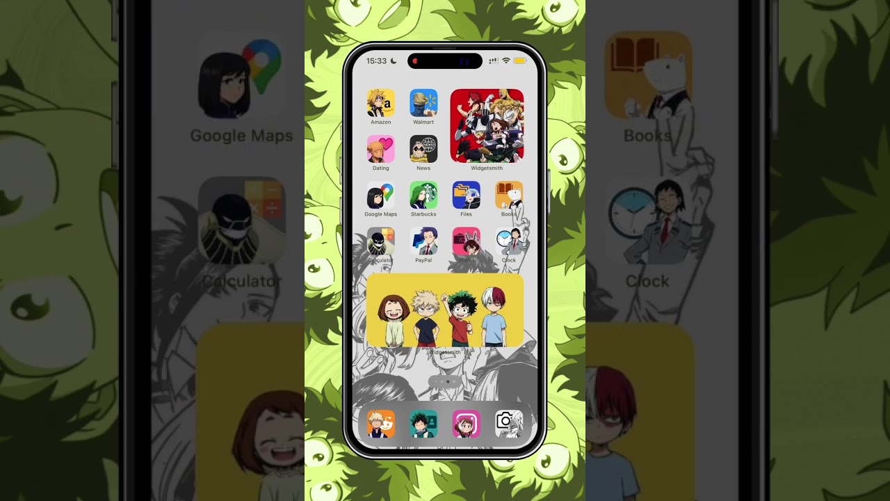Cool My Hero Academia App Icons - Anime App Icons