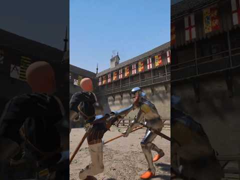 Spin kicking against armor | Half Sword