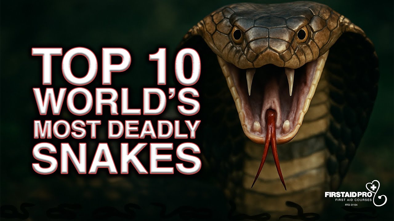 Top 10 World's Deadliest Snakes | World's most dangerous, venomous and poisonous snakes!