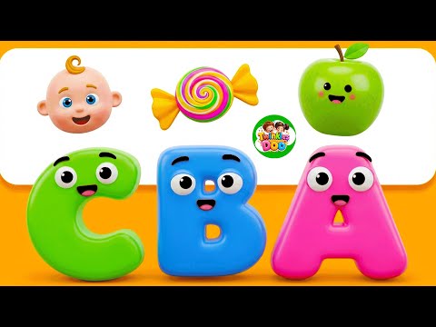 ABC Phonics Song for Babies and Toddlers | Baby Learning Videos For 2 Year Old | A For Apple 🅰️🍏