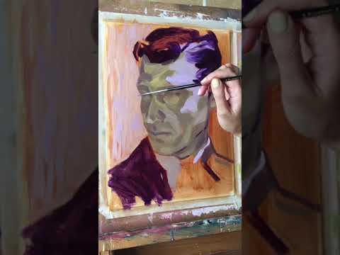 Complementary colors for a portrait