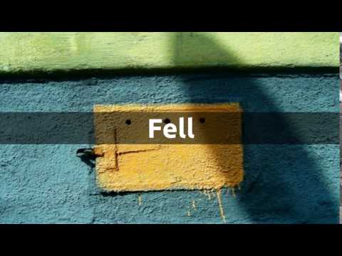 How to pronounce fell in English?