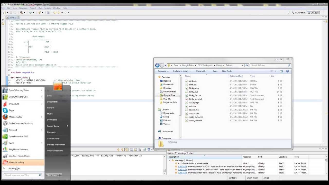 How to Easily Burn a Binary File to an MSP430 Chip Using the LaunchPad ...