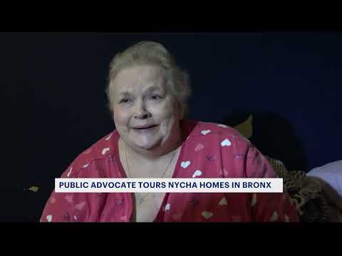Officials tour NYCHA building in Kingsbridge, push for federal funding