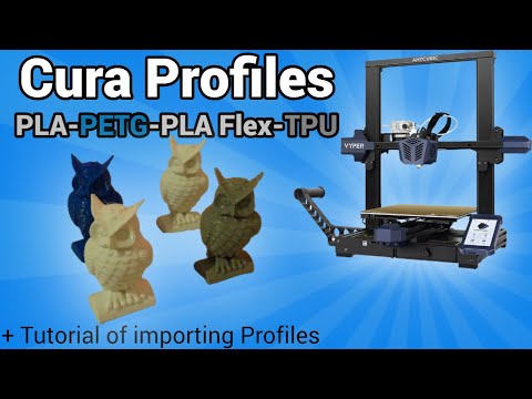 🪢 Cura 5.0 Profiles (PLA - PETG - PLA Flex - TPU)・Free STL File for 3D ...