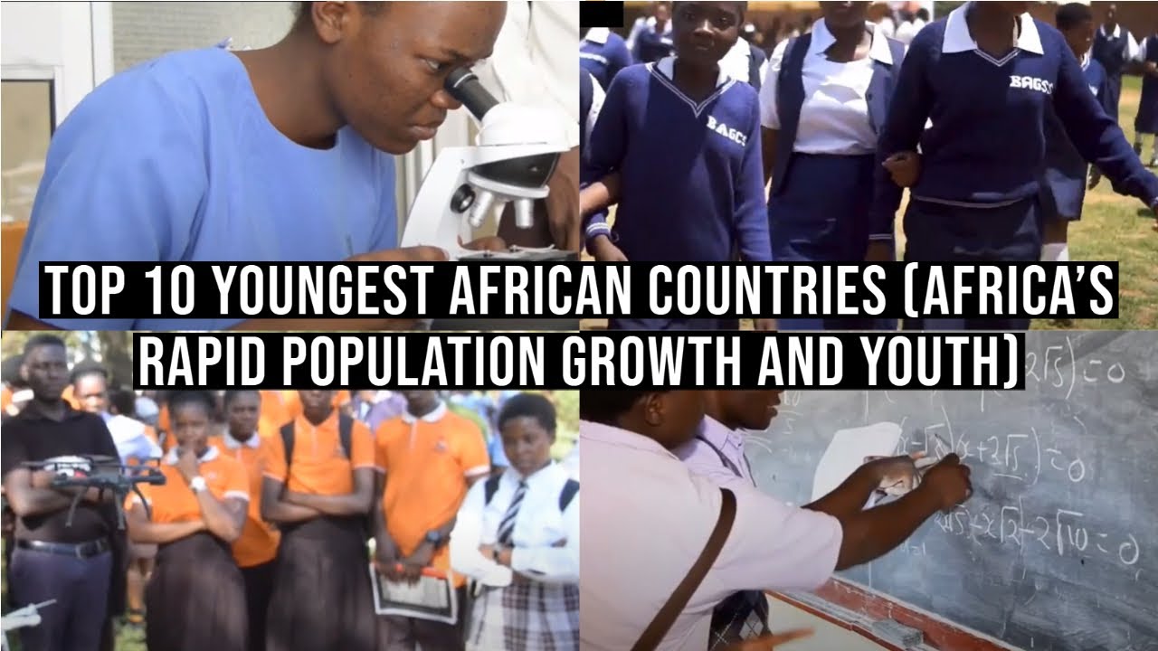 Top 10 Youngest African Countries (Africa's Rapid Population Growth and Youth) | TimbuktuLab