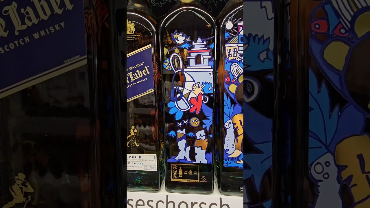 Johnnie Walker Blue Label Limited Edition Design Chile / only 160 bottles released / Collection