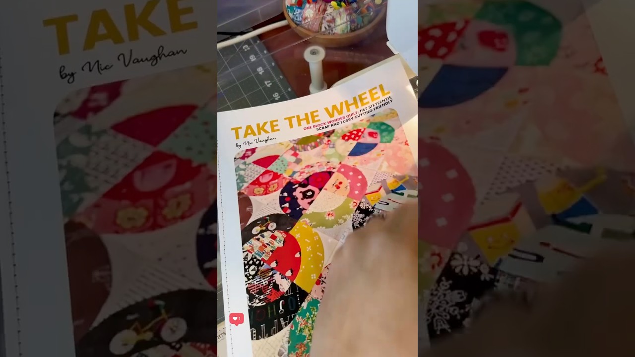 Turn a printed PDF pattern into a sewn booklet! #quilted #tutorial