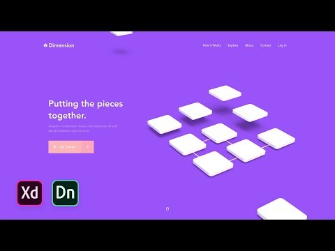 شرح Adobe XD & Adobe Dimension Web Design Tutorial معتمد - منصة معارف