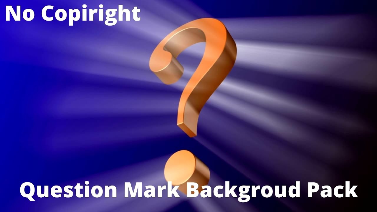 Question Mark Background Video | Background Videos Effects HD  |  ? Background Video Pack