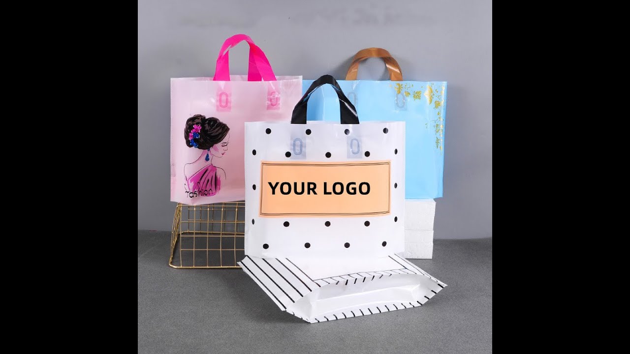 About Soft Loop Handle Plastic Shopping Bags For Shoes Clothing