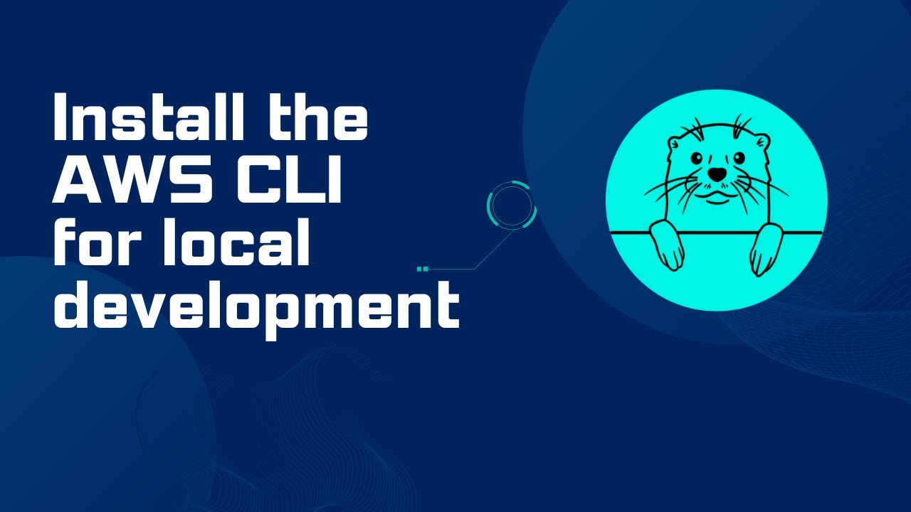 How to install the AWS CLI for local development