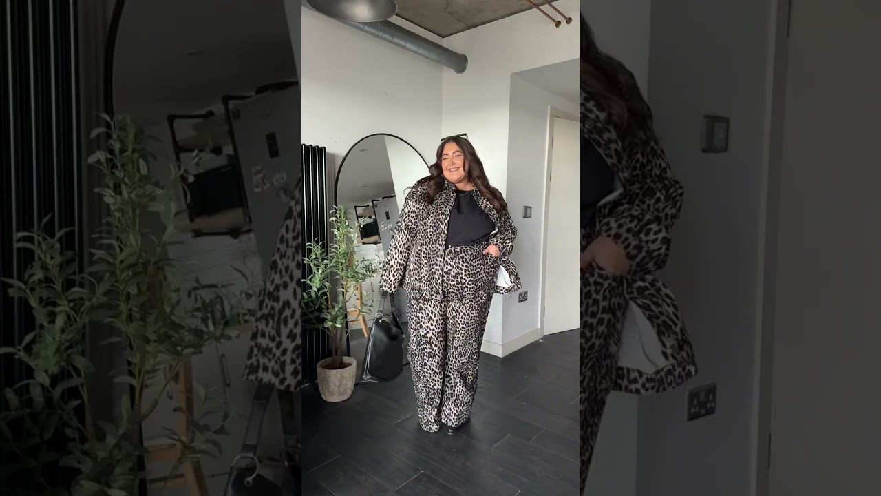 Plus Size Autumn Co-ords | Yours Clothing #ootd #leopard
