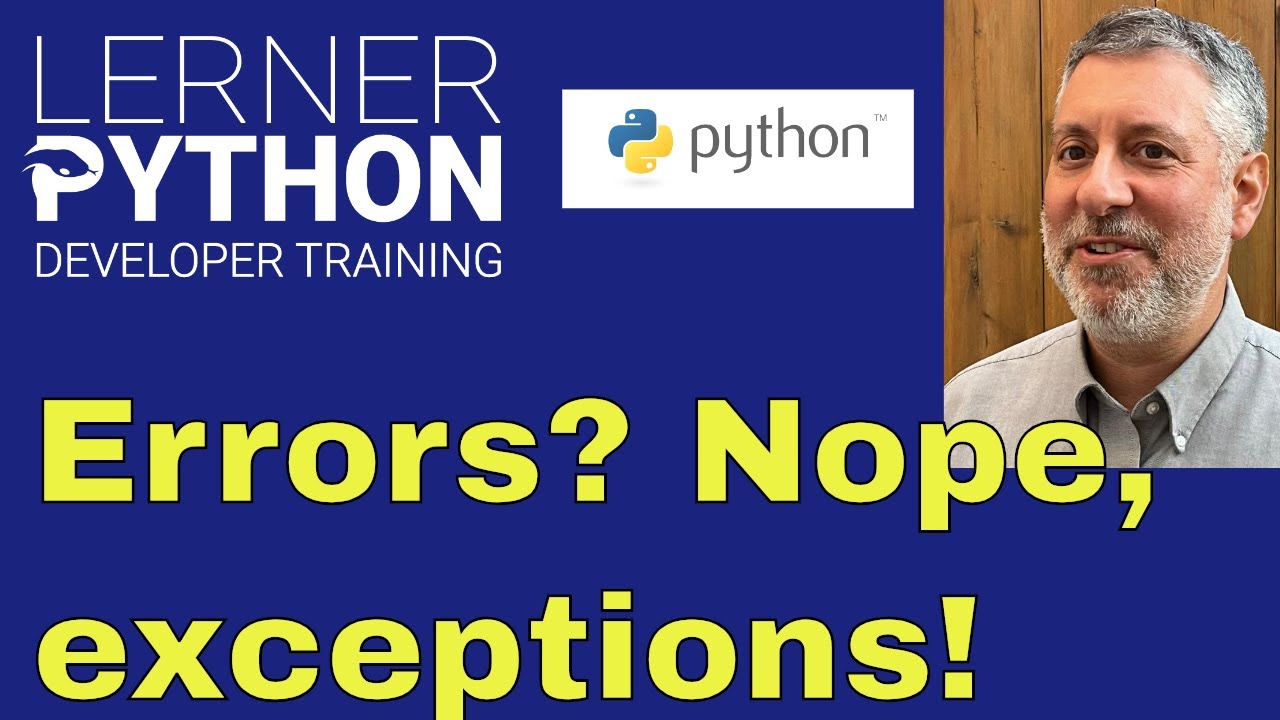 Intro to Python exceptions