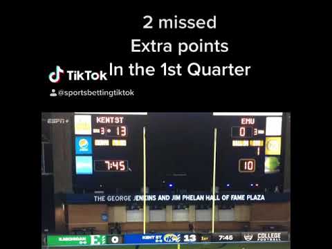 2 missed extra points in the first quarter Mac football is back| Eastern Michigan vs Kent state