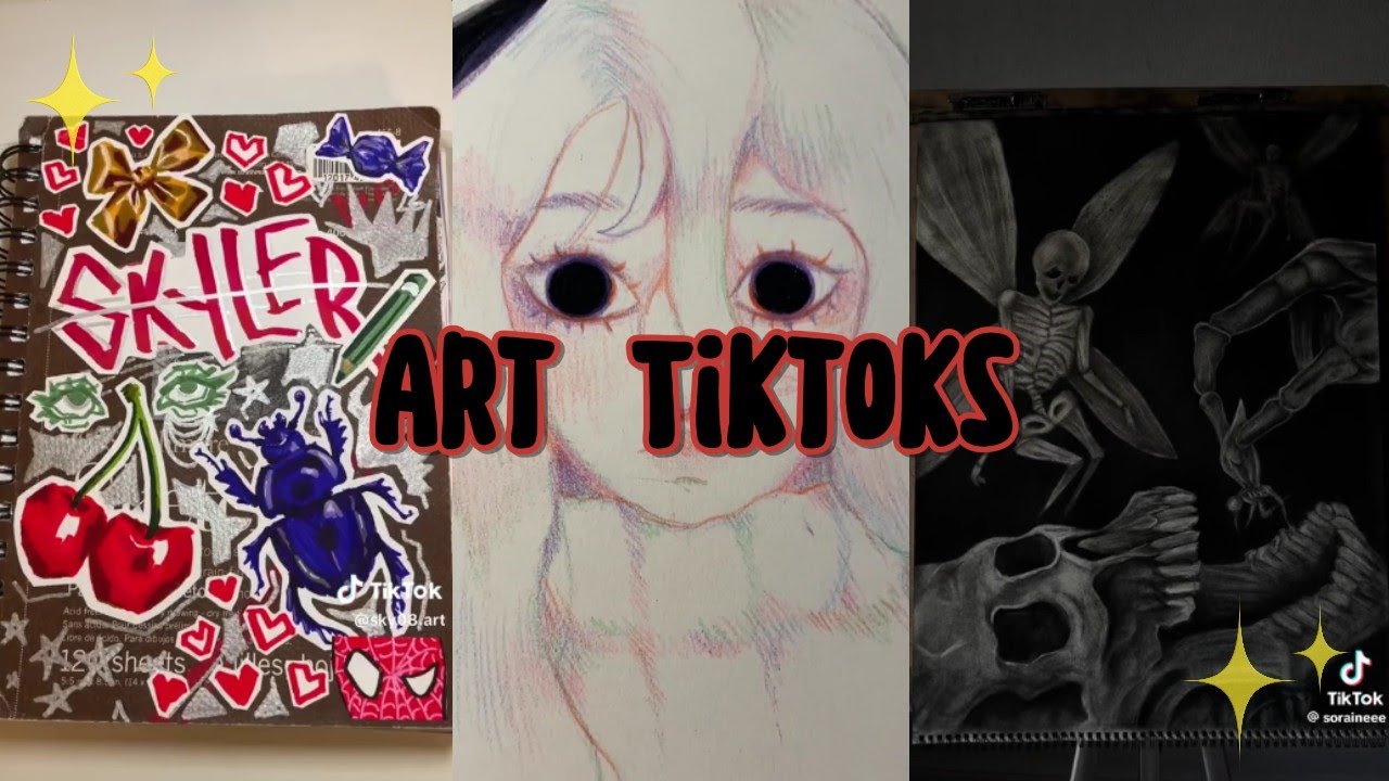 ⋆.ೃ࿔*:･Art Tiktoks that LITERALLY make me wanna draw ⋆.ೃ࿔*:･