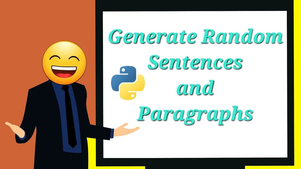 Generate Random Sentences in Python‼️ | wonderwords RandomWord class full tutorial