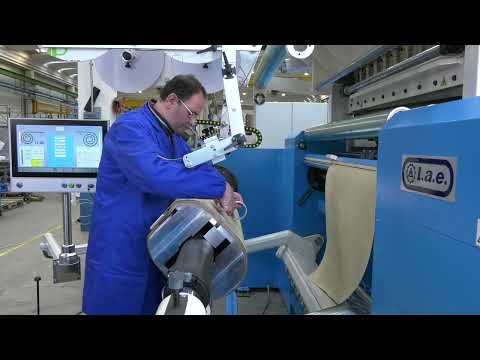 BOB L 1600. Low Voltage Foil Winding Machines. LAE Leading Edge Technologies for your Transformers