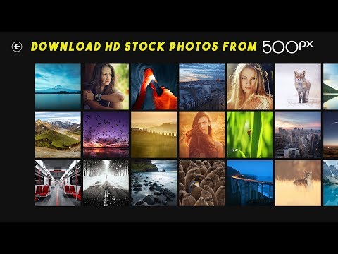 How To Download HD Backgrounds Photos From 500px.com