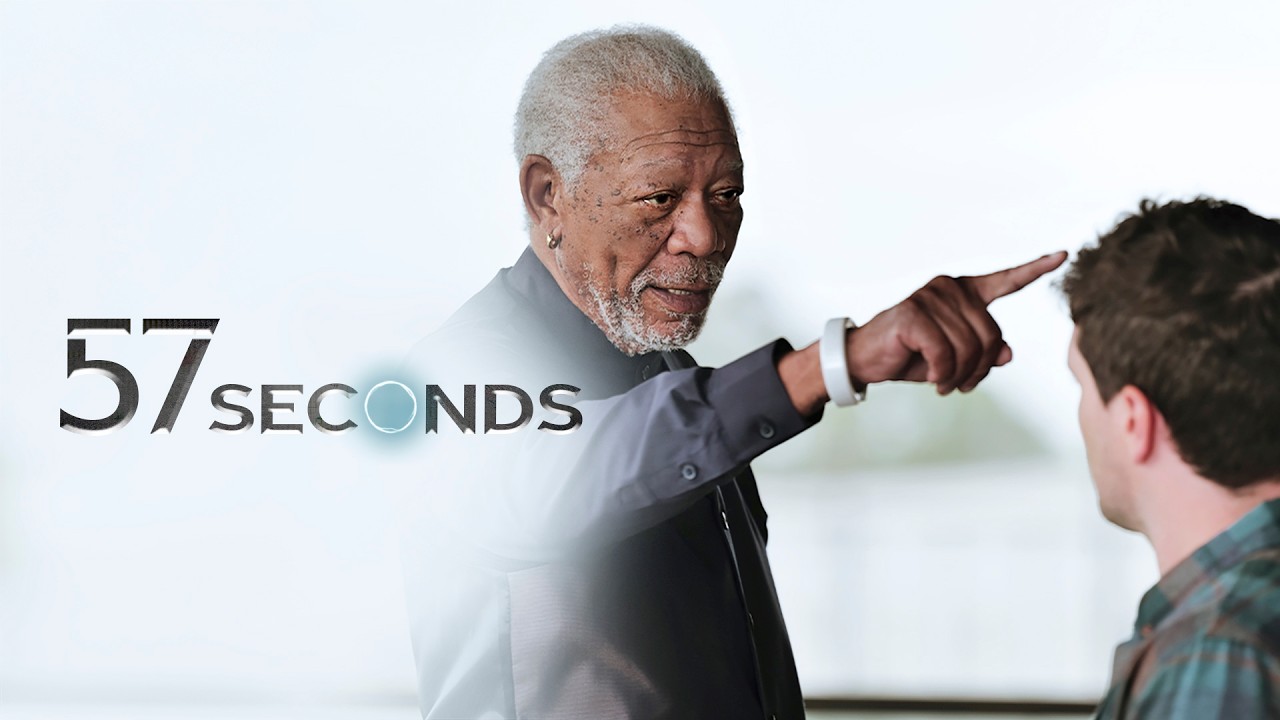 57 Seconds (2023) | Full Sci-Fi Movie - Morgan Freeman, Josh Hutcherson
