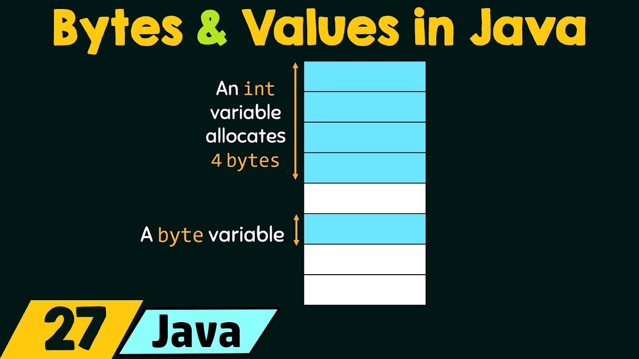 Bytes and Values in Java