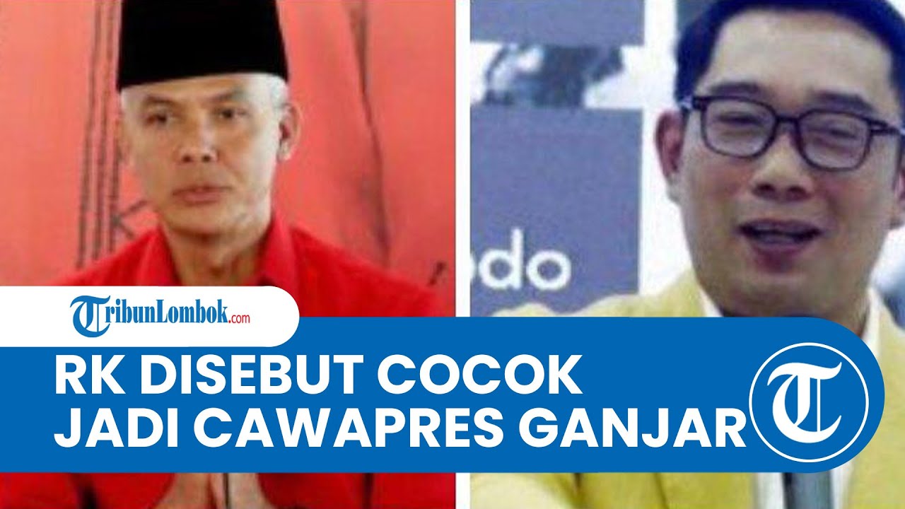 Disebut Cocok Jadi Cawapres Ganjar Pranowo, Begini Jawaban Ridwan Kamil - Tribun Video