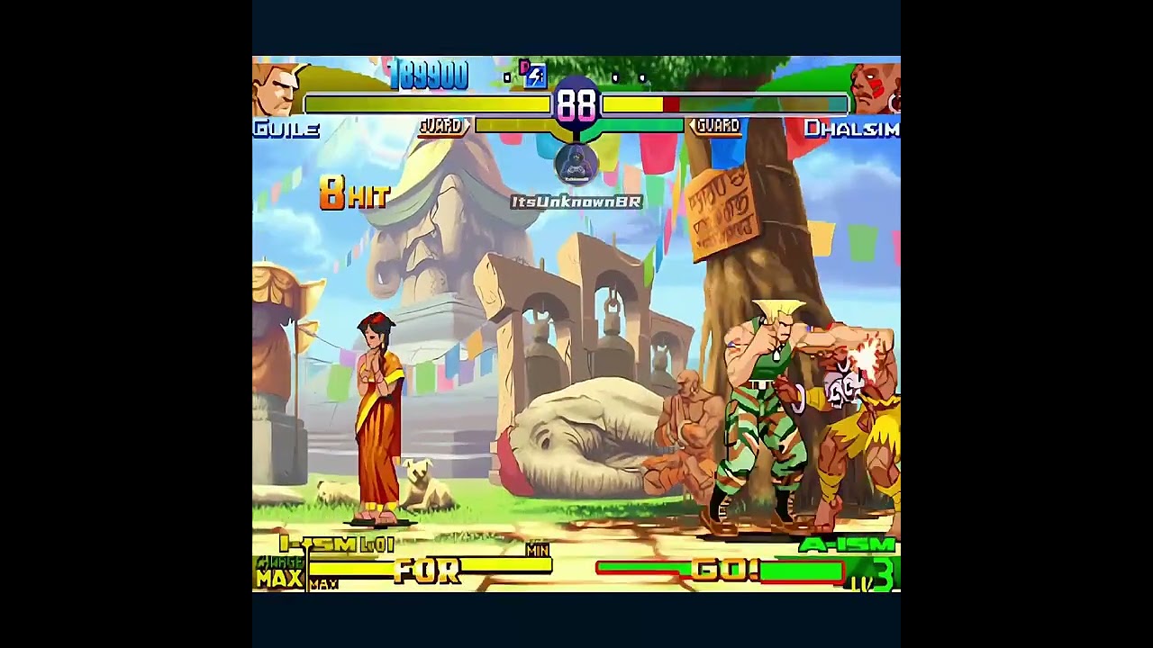 UNSTOPPABLE GUILE in Street Fighter Alpha 3 Max!