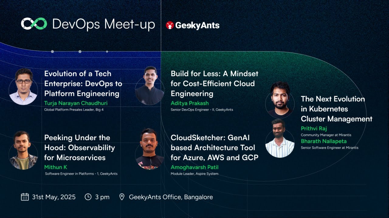 DevOps Meetup May 2025 - GeekyAnts