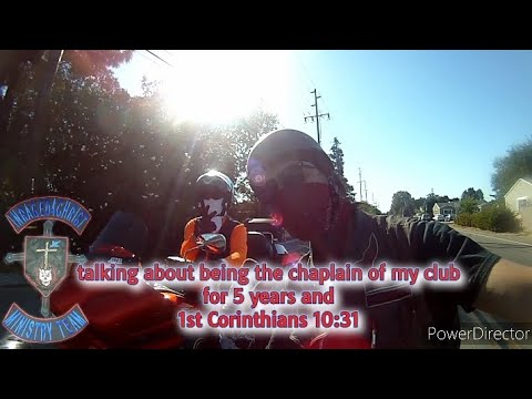talking about being the chaplain of my club for 5 years and 1st Corinthians 10:31