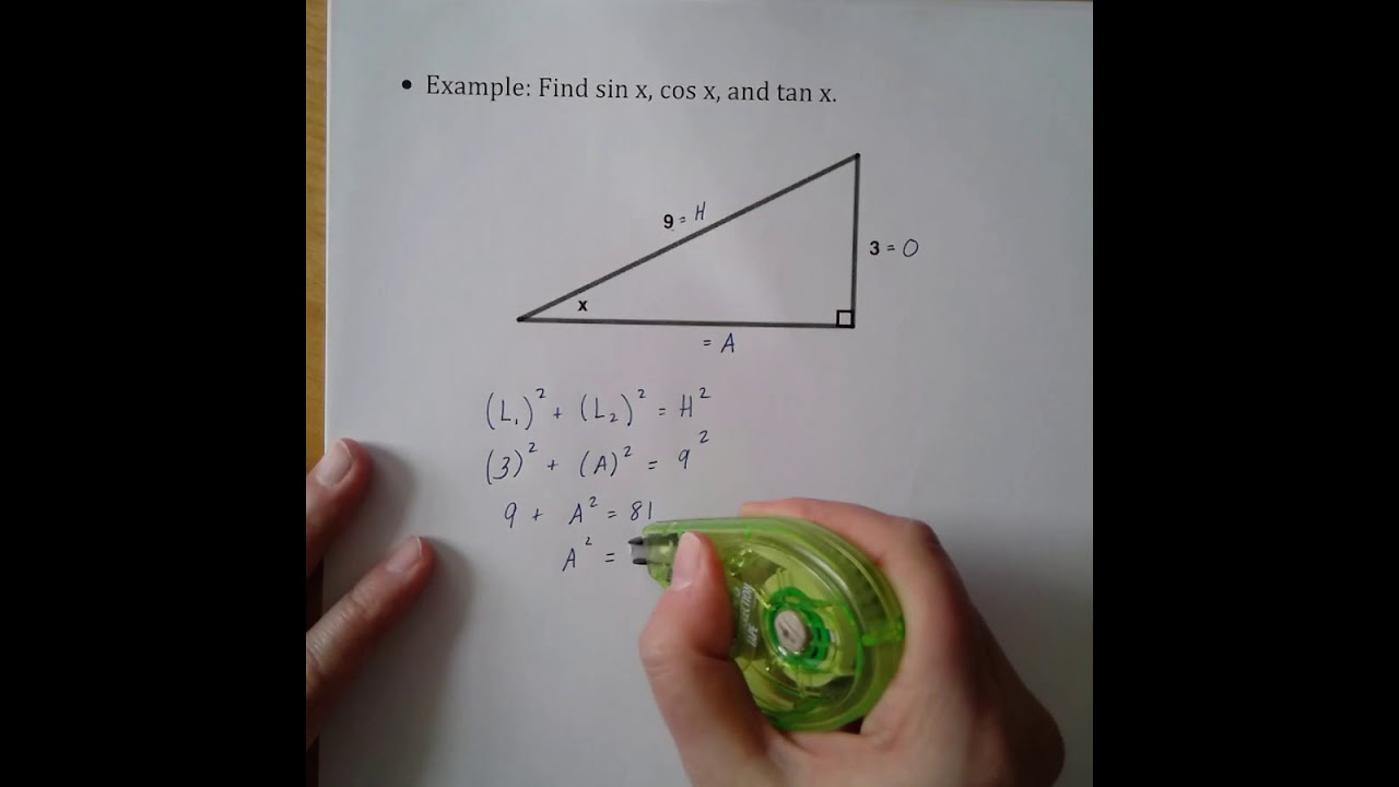 Math 2 - Module 6.8 Right Triangle Trigonometric Ratios (Part 1)