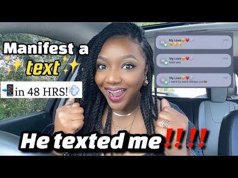 MANIFEST a TEXT from YOUR SP! | Law Of Assumption
