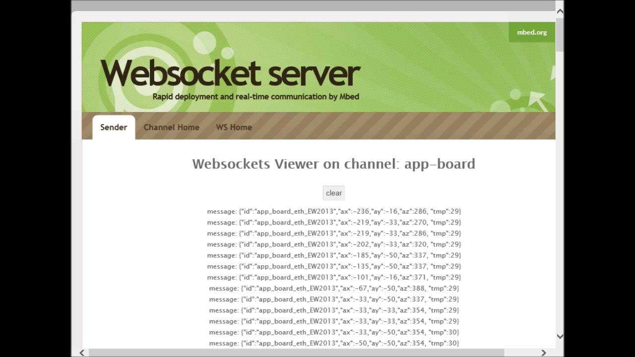 mbed websocket demo