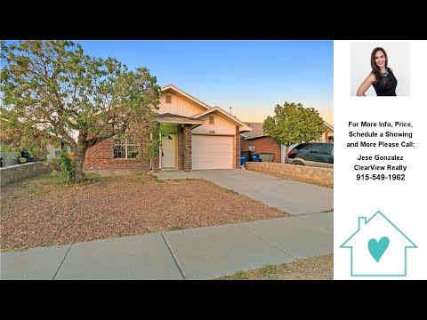 11781 Charter Park Avenue, El Paso, TX Presented by Jese Gonzalez.