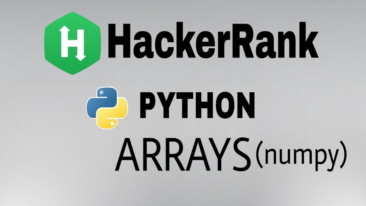 Arrays | Hackerrank Python Solution | English Explanation
