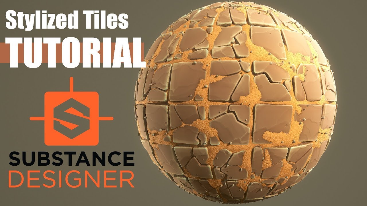 Substance Designer Tutorial #5 - Stylized tiles