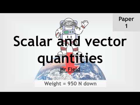 GCSE Physics 01 - Scalar and vector quantities