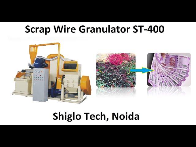 Scrap Wire Granulator Machine - Lowest Price ST-100 Copper Wire ...